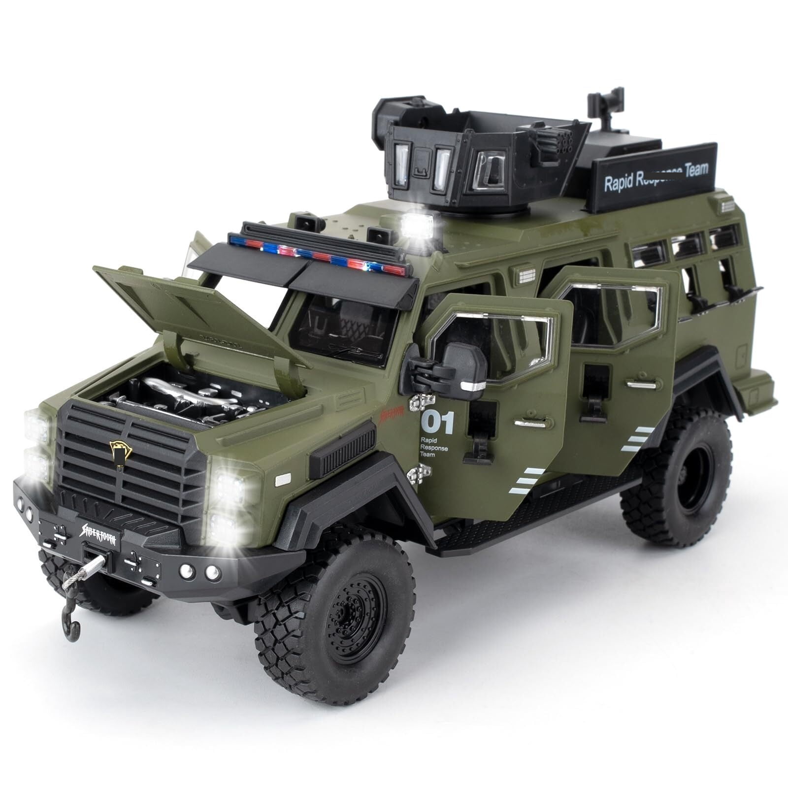 Ye Suitable for 1:24 alloy armored car model, collectible die-cast ...