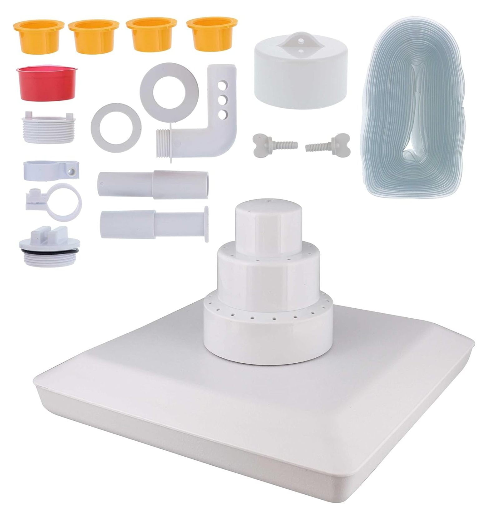 YeSayH Floating Grecian Waterfall Spray Fountain - Three Tiers ...