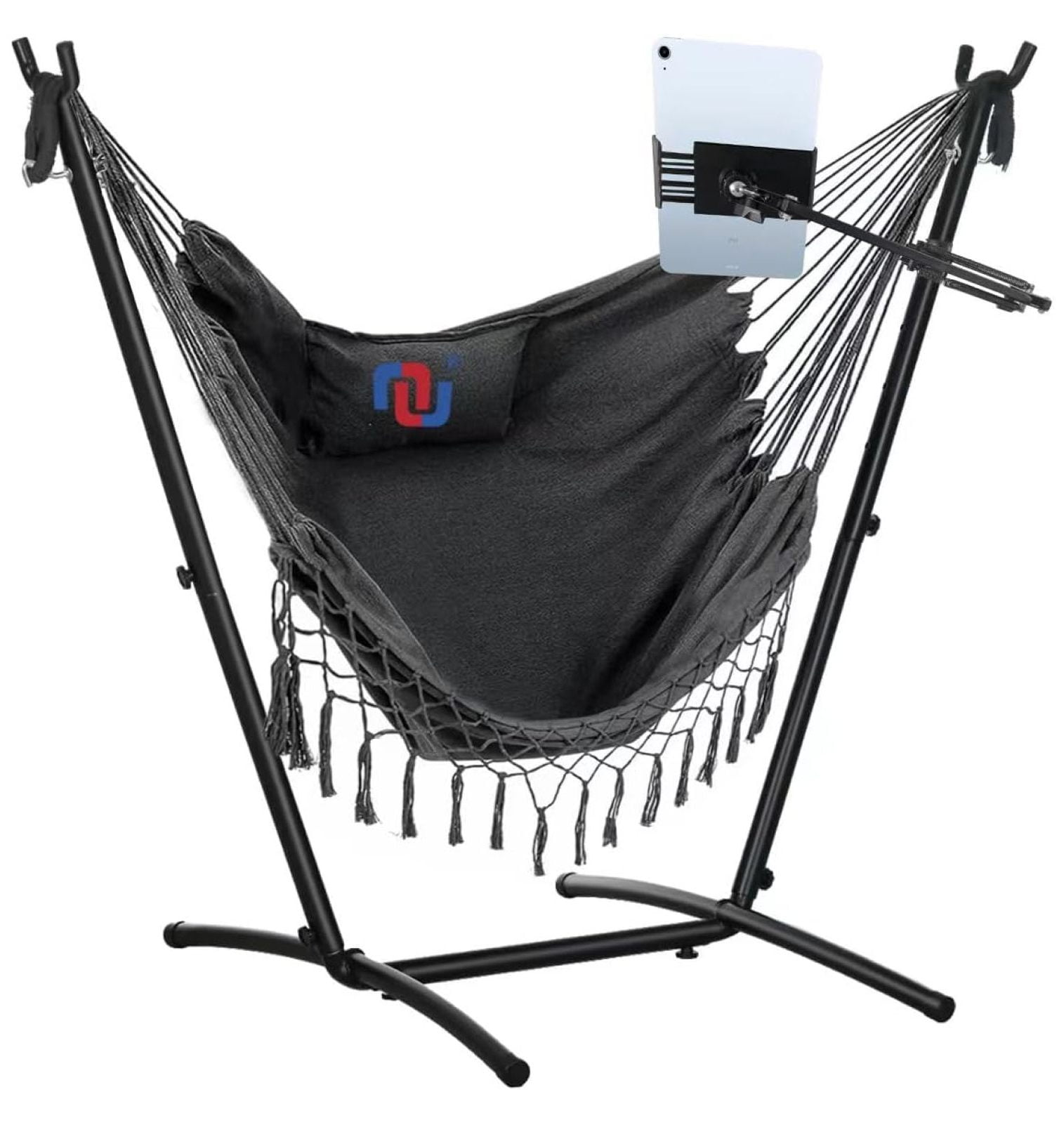 YeSayH Hammock Chair with Stand Phone/Tablet Holder Included Portable ...