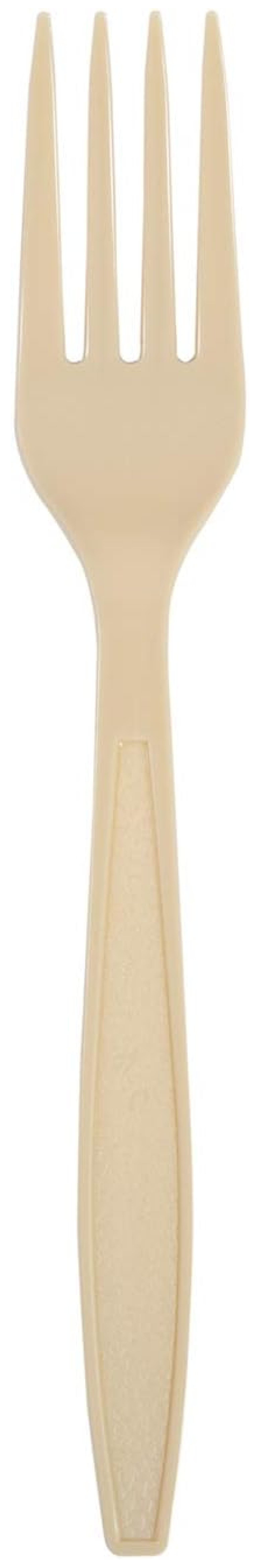 YeSayH Heavy Weight Polystyrene Forks, Champagne Colored, Case of 1000 ...