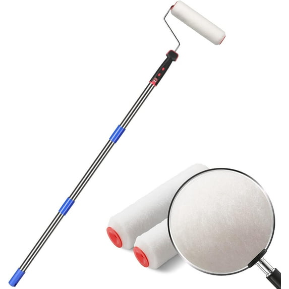 Yeyebest 48 inches House Paint Roller Extension Pole with 3 Pieces ...