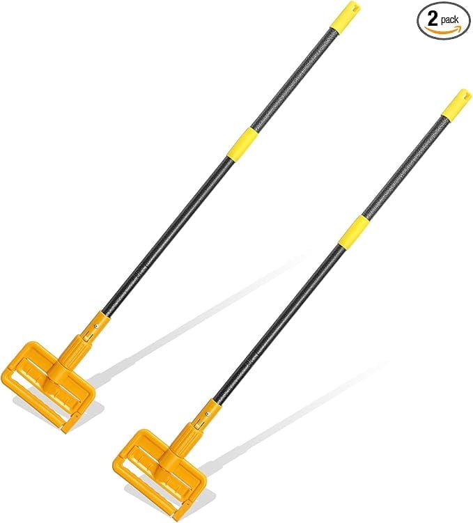 YeYeBest Commercial Heavy Duty Mop Handle - 60-Inch Metal Commercial ...