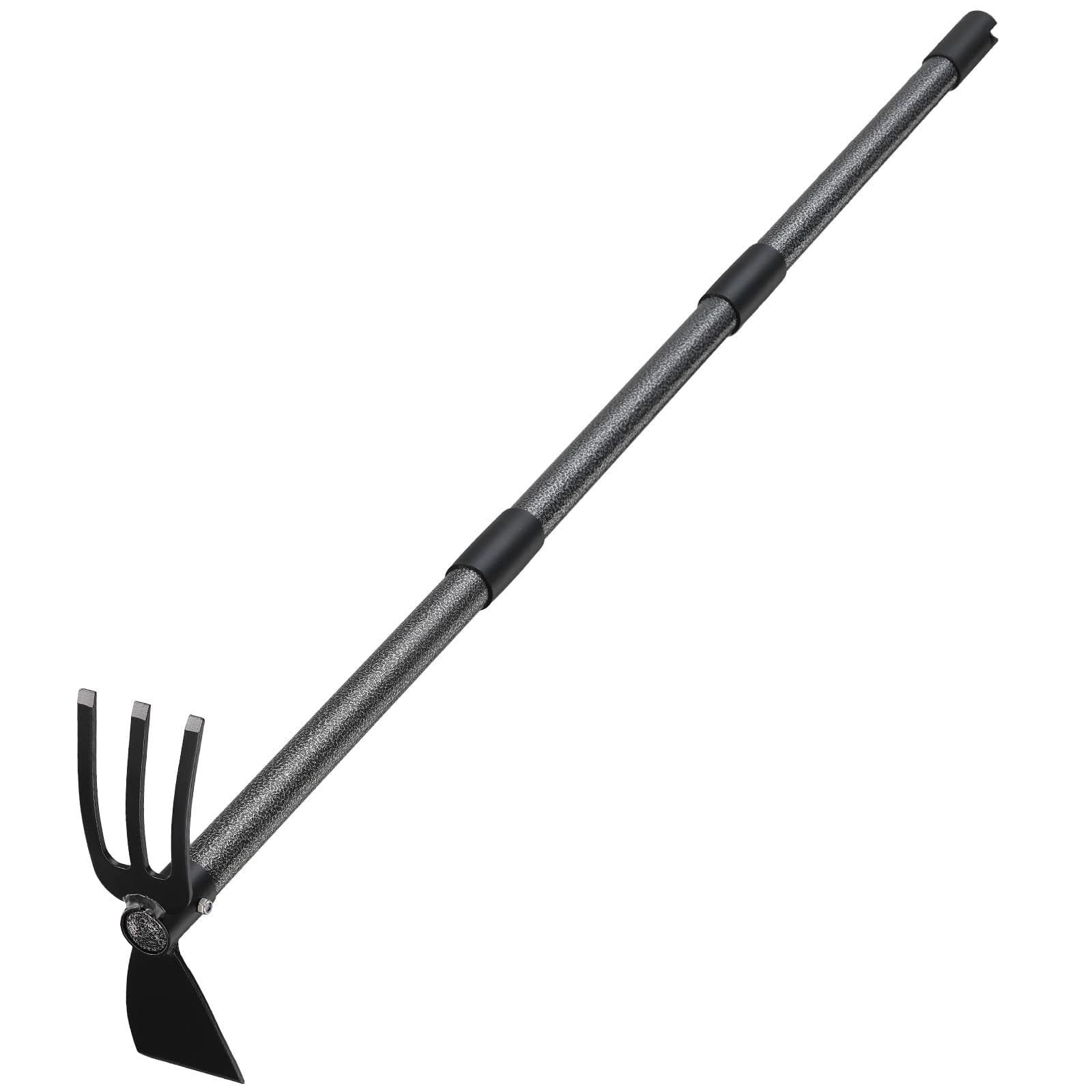 YeYeBest Garden Hoe Tool, Adjustable Heavy Duty Dual-Head Weeding Tool ...