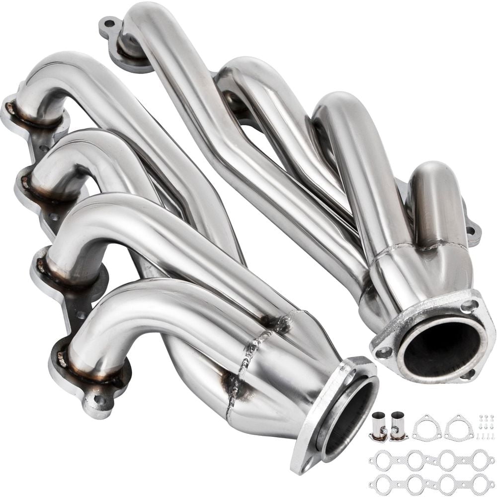 YeYu Exhaust Header Set 1 5/8" Exhaust Turbo Headers, Stainless Steel ...