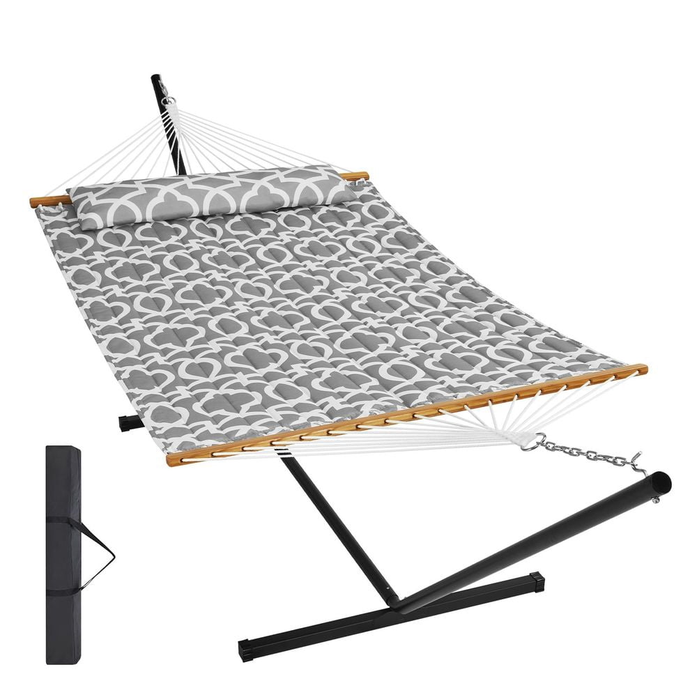 YeYun Two Person Hammock with Stand Included Heavy Duty 480lb Capacity ...