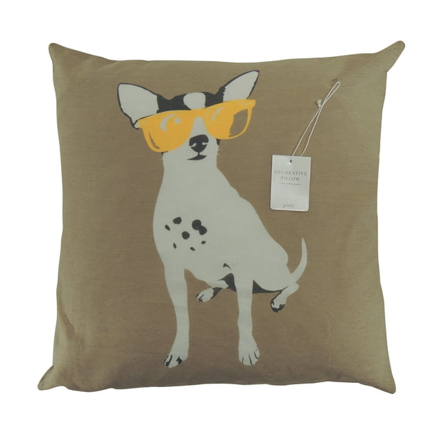 Yeah Dog with Sunglasses Decorative Pillow - Walmart.com
