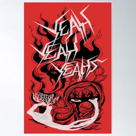 Yeah Yeah Yeahs Poster Wall Art, Modern Wall Decor For Living Room ...
