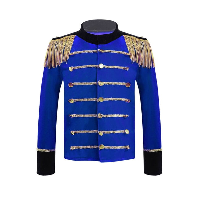 Yeahdor Kids Boys Marching Band Uniform Costume, Tassels Jacket Coat ...