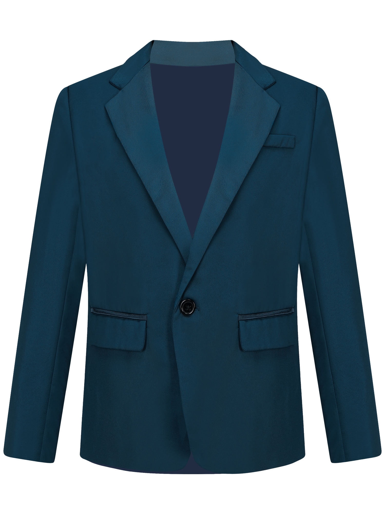 Yeahdor Kids Boys Suit Jacket Single Button Notch Lapel Formal Suit ...