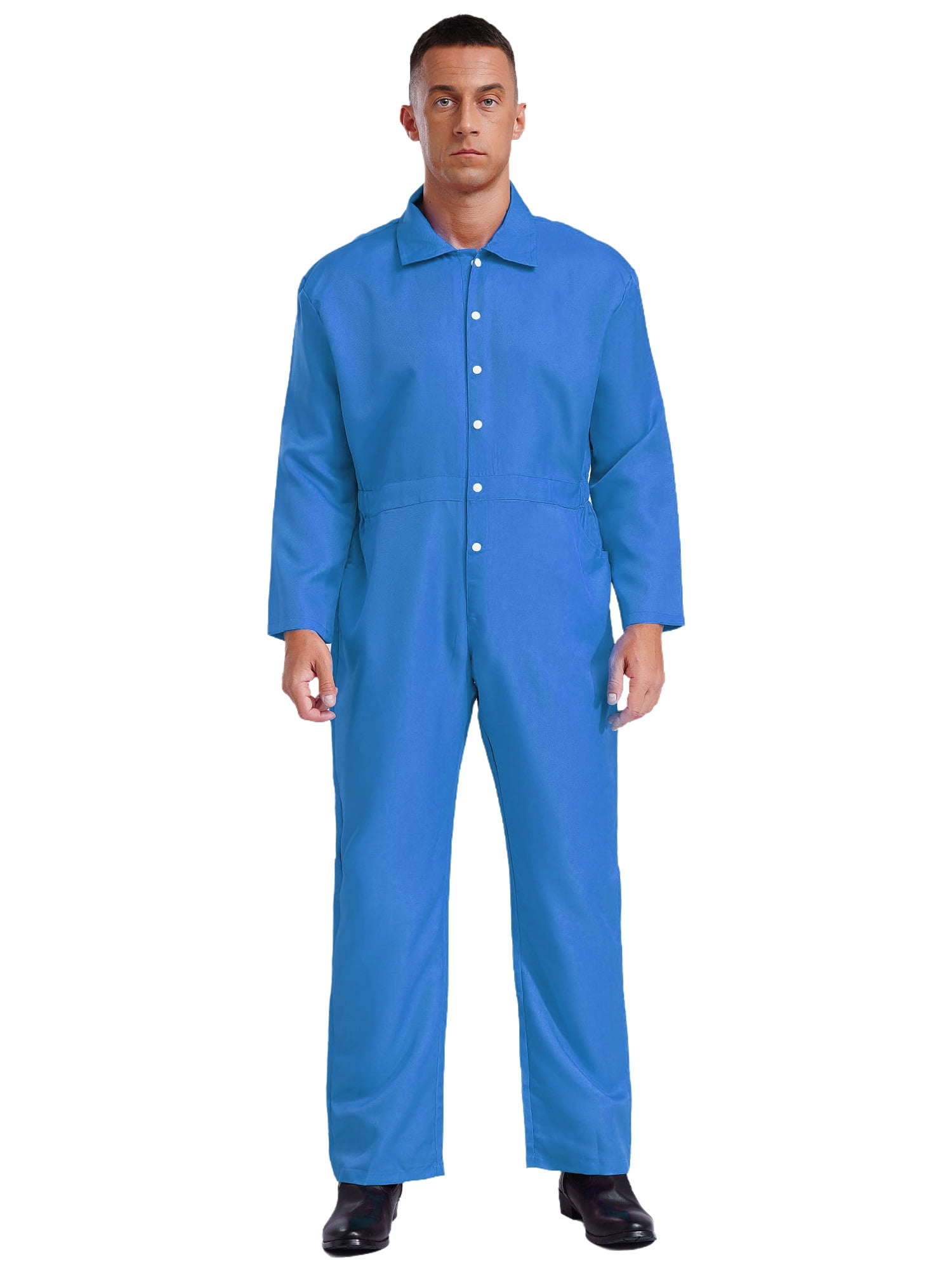 Yeahdor Mens Work Overalls Wear Resistant Coverall Long Sleeve One ...