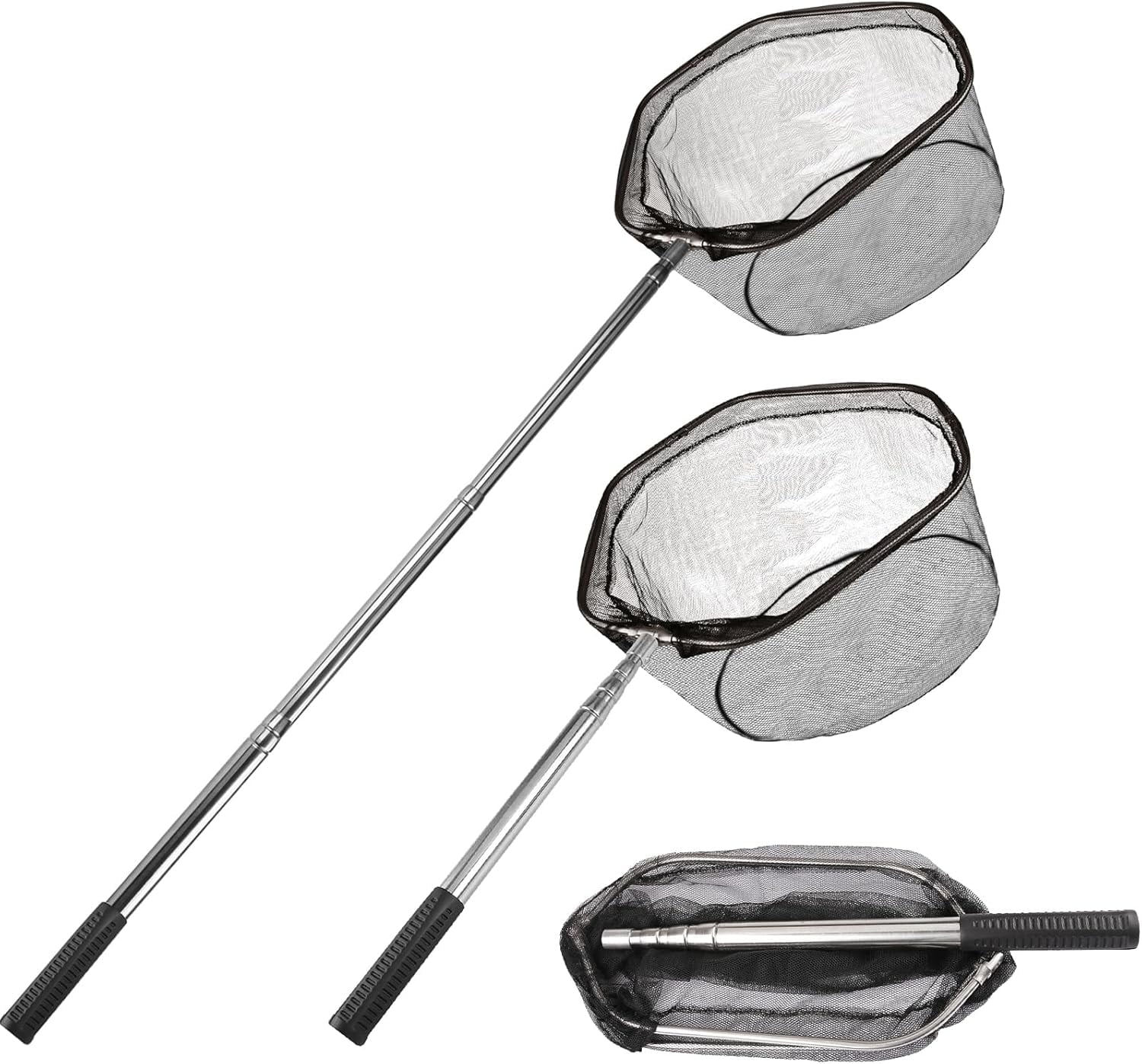 Yeahmart Fishing Net Minnow Nets with Aluminum Collapsible Telescopic ...