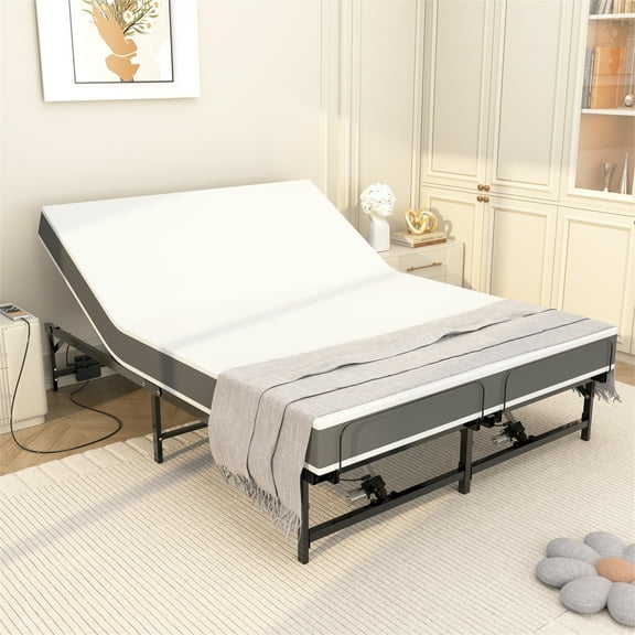 Adjustable King Bed Base: Head & Foot Adjust, Wireless Remote, 2 ...