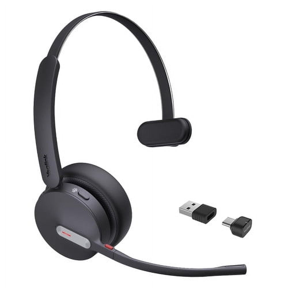 Yealink 1208705 BH70 Mono Wireless Bluetooth Headset with Micr for Work ...