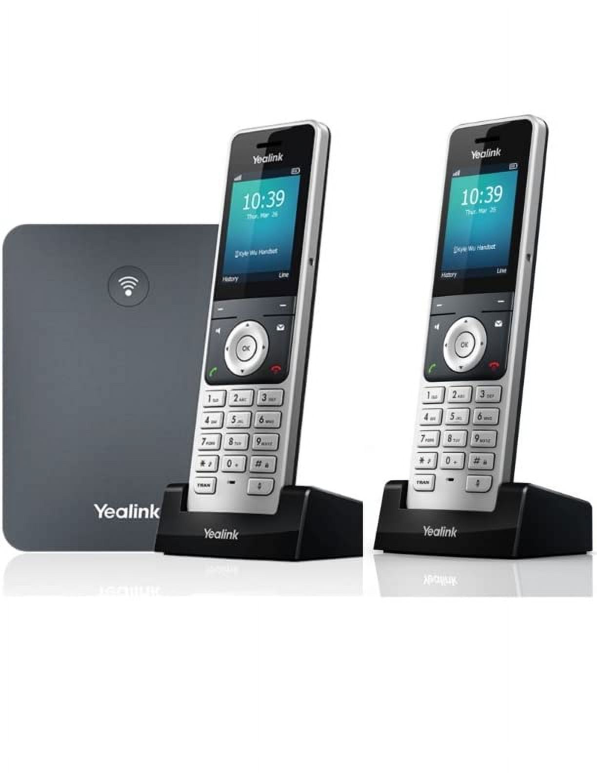Yealink IP Phone W76P Bundle of W70B Base and W56H handset + 1-Unit ...