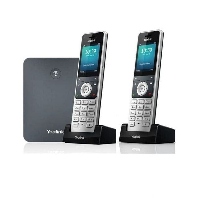 Yealink IP Phone W76P Bundle of W70B Base and W56H handset + 1-Unit ...