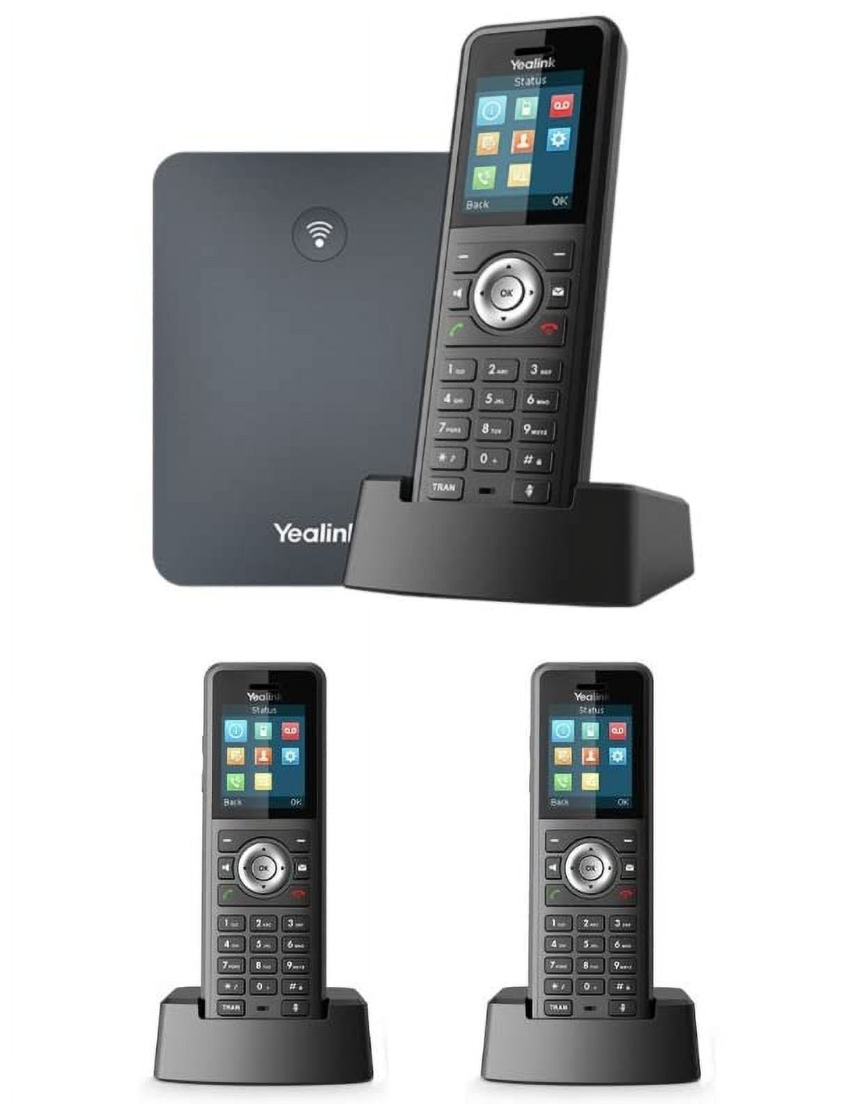 Yealink IP Phone W79P Bundle of W70B Base and W59R handset + 2-Unit ...