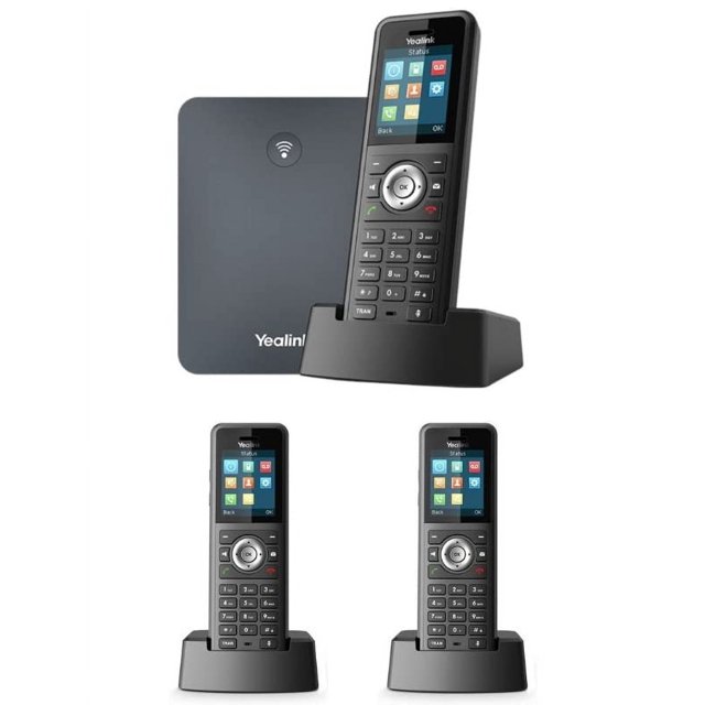 Yealink IP Phone W79P Bundle of W70B Base and W59R handset + 2-Unit ...