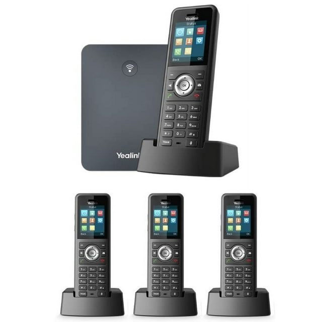 Yealink IP Phone W79P Bundle of W70B Base and W59R handset + 3-Unit ...