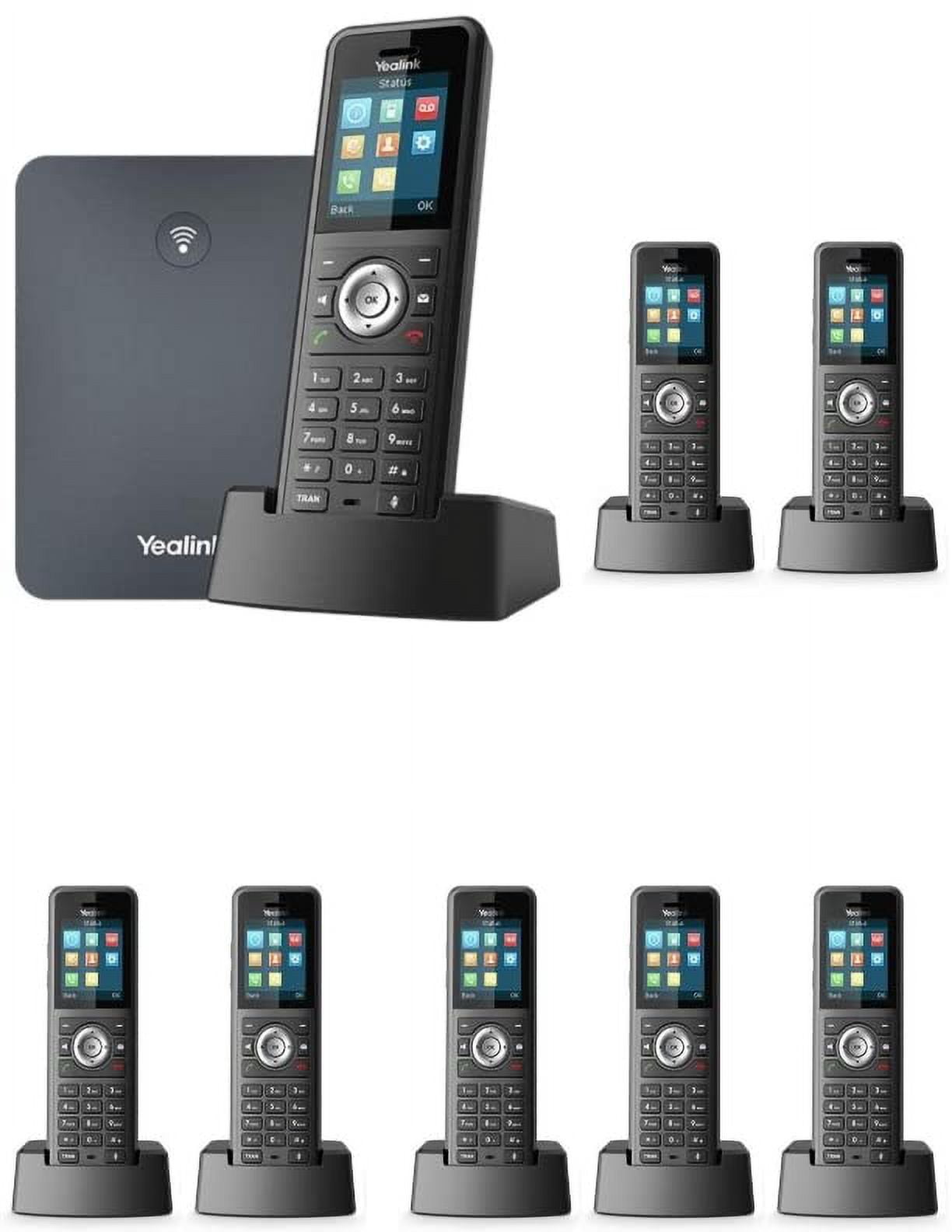 Yealink IP Phone W79P Bundle of W70B Base and W59R handset + 7-Unit ...