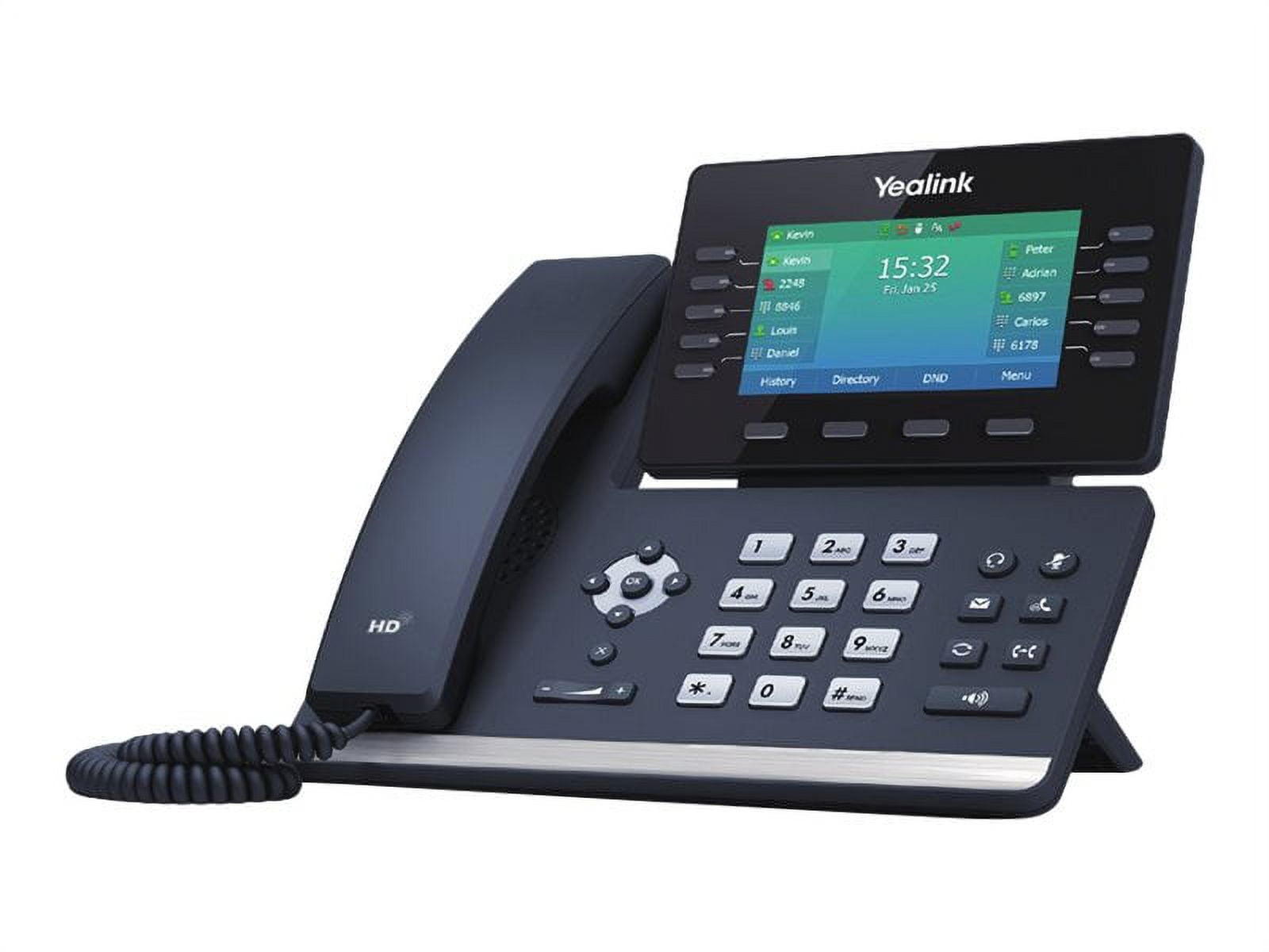 Yealink SIP-T54W - VoIP phone - with Bluetooth interface with caller ID ...