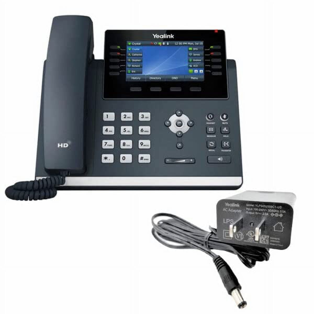 Yealink T46U IP Phone - Power Adapters Included - 1 Year Manufacturer ...