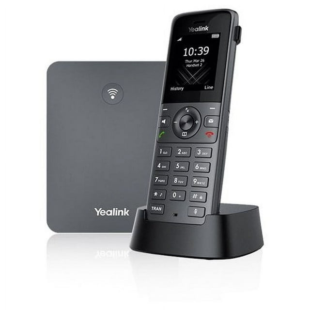 Yealink W73P VoIP DECT Cordless Handset, 2-Line Operation, 1.8in. Color ...