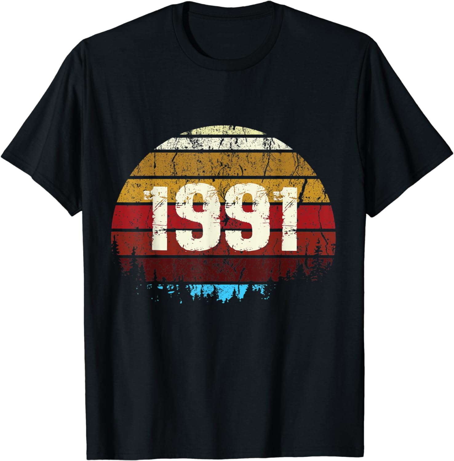 Year 1991 Shirt Funny Birthday Vintage 91 T-Shirt - Walmart.com