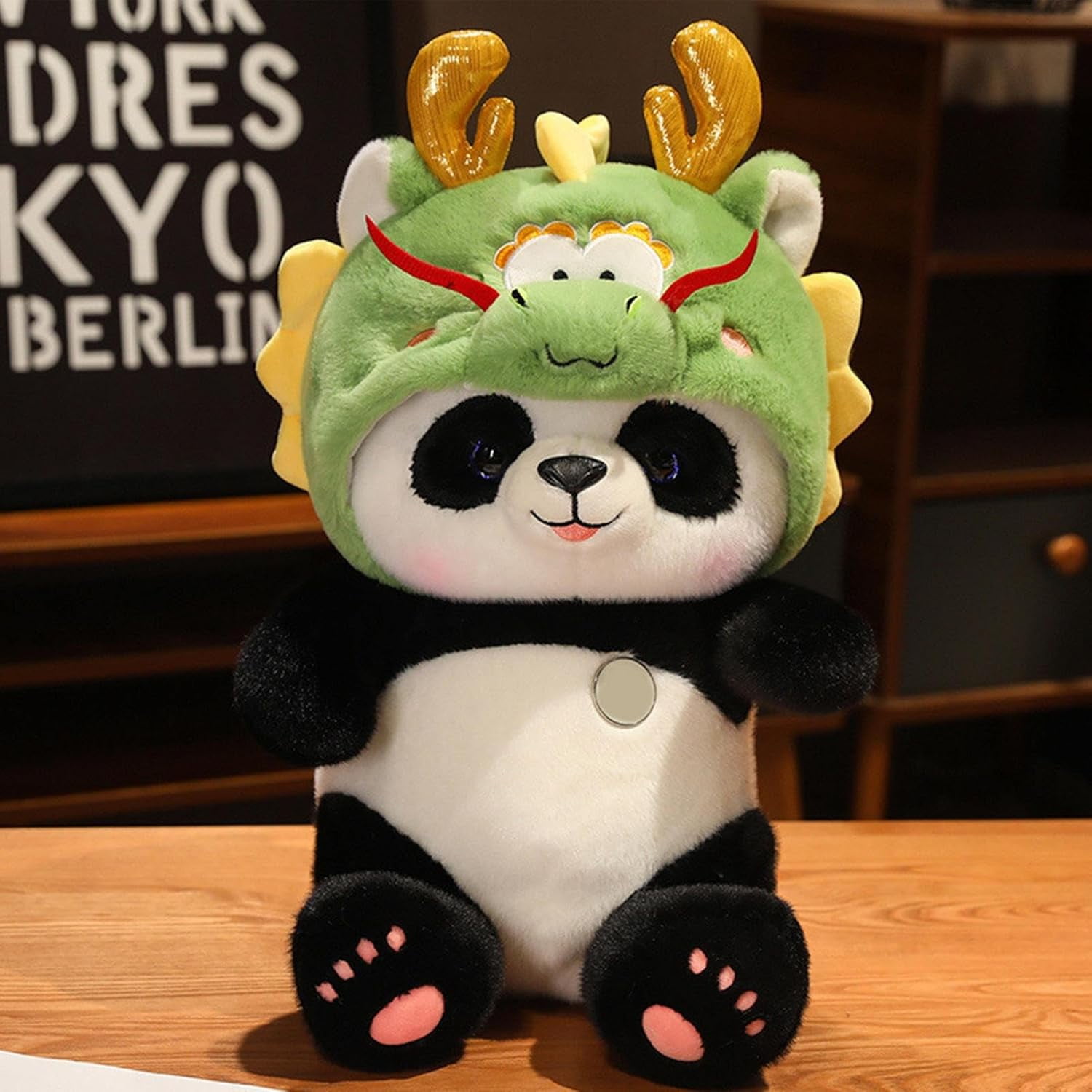 Year of the Dragon Plush Panda Mascot Dragon Panda Plush 25cm Plush ...