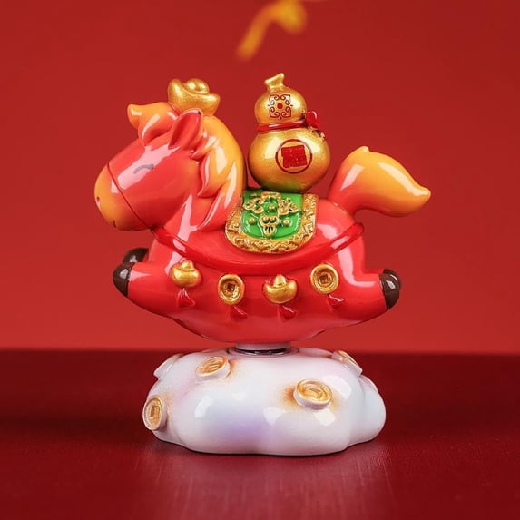 Year of The Horse 2026 Decorations Chinese，Chinese Year Small Resin ...