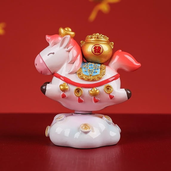 Year of The Horse 2026 Decorations Chinese，Chinese Year Small Resin ...