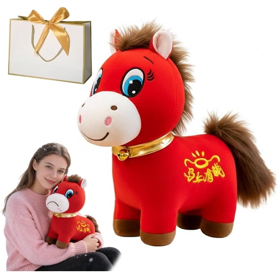 Year of The Horses 2026 Plush, 7.87in Funny Smiling/Crying Horses ...