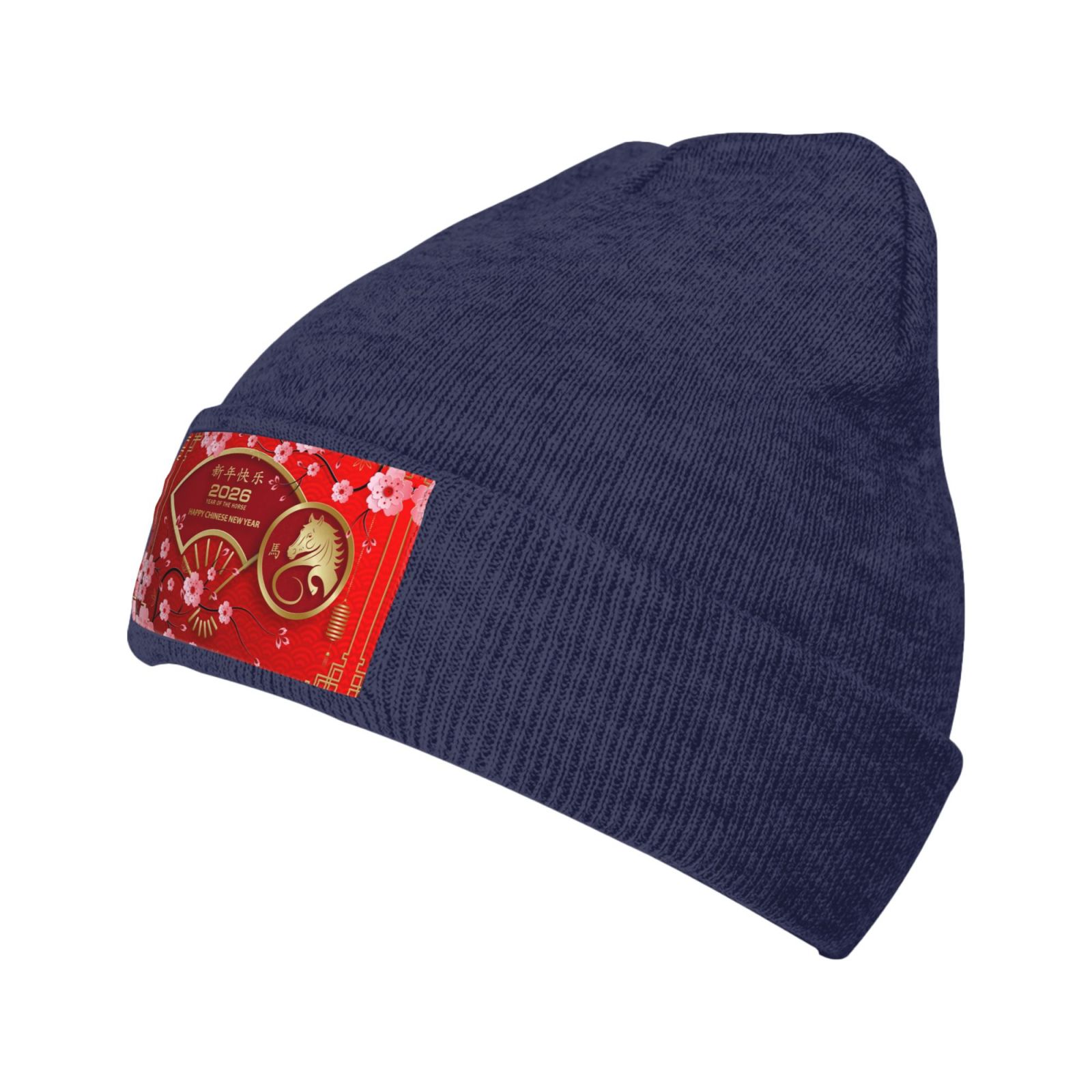 Year Of The Horse 2026 Happy Chinese New Year Beanie Hat For Women Men ...