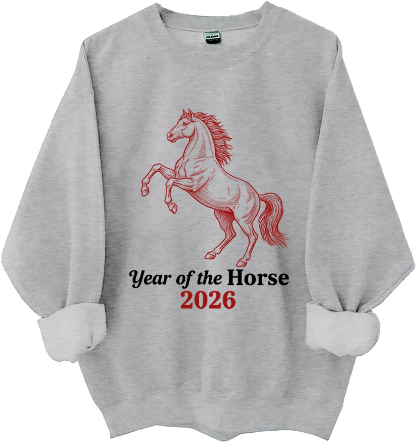 Year Of The Horse 2026 Sweatshirt, Chinese New Year 2026 Shirt, Red ...
