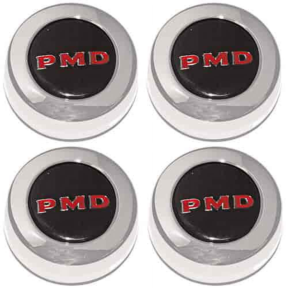 Year One PD101S Pontiac Center Caps Black with Red PMD for Rally II ...