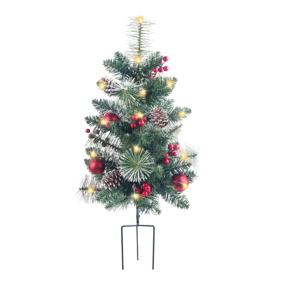 Year Round Outdoor Garden Stakes Featuring Realistic Floral ...