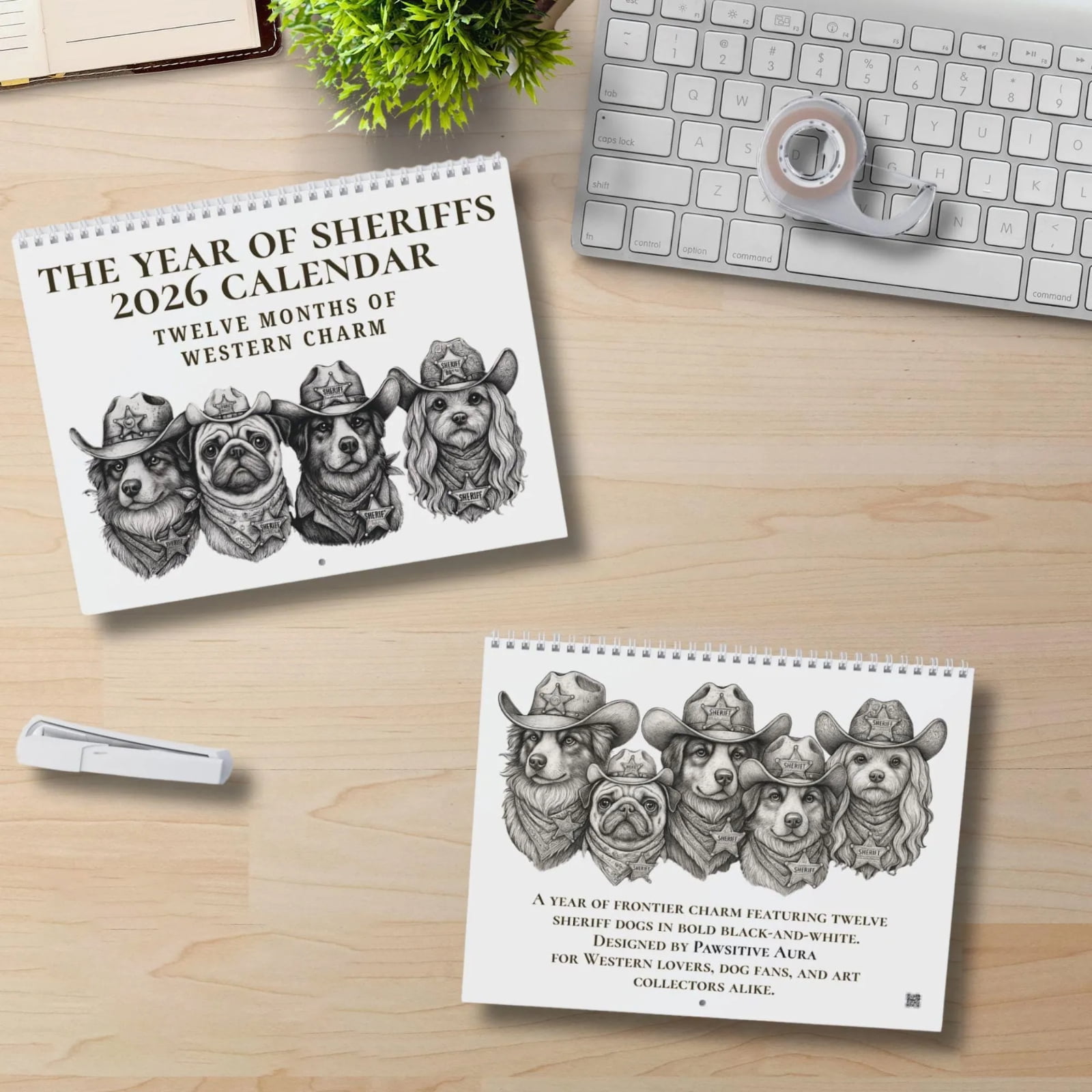 The Year Of Sheriffs 2026 Calendar, Twelve Months Of Western Charm, For ...