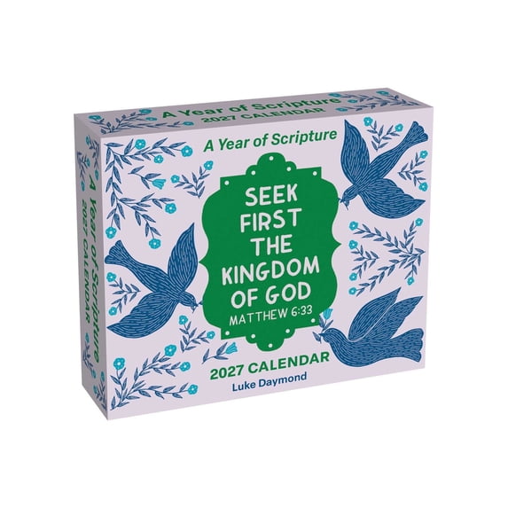 Year of Scripture 2027 Day-To-Day Calendar: Seek First the Kingdom of ...