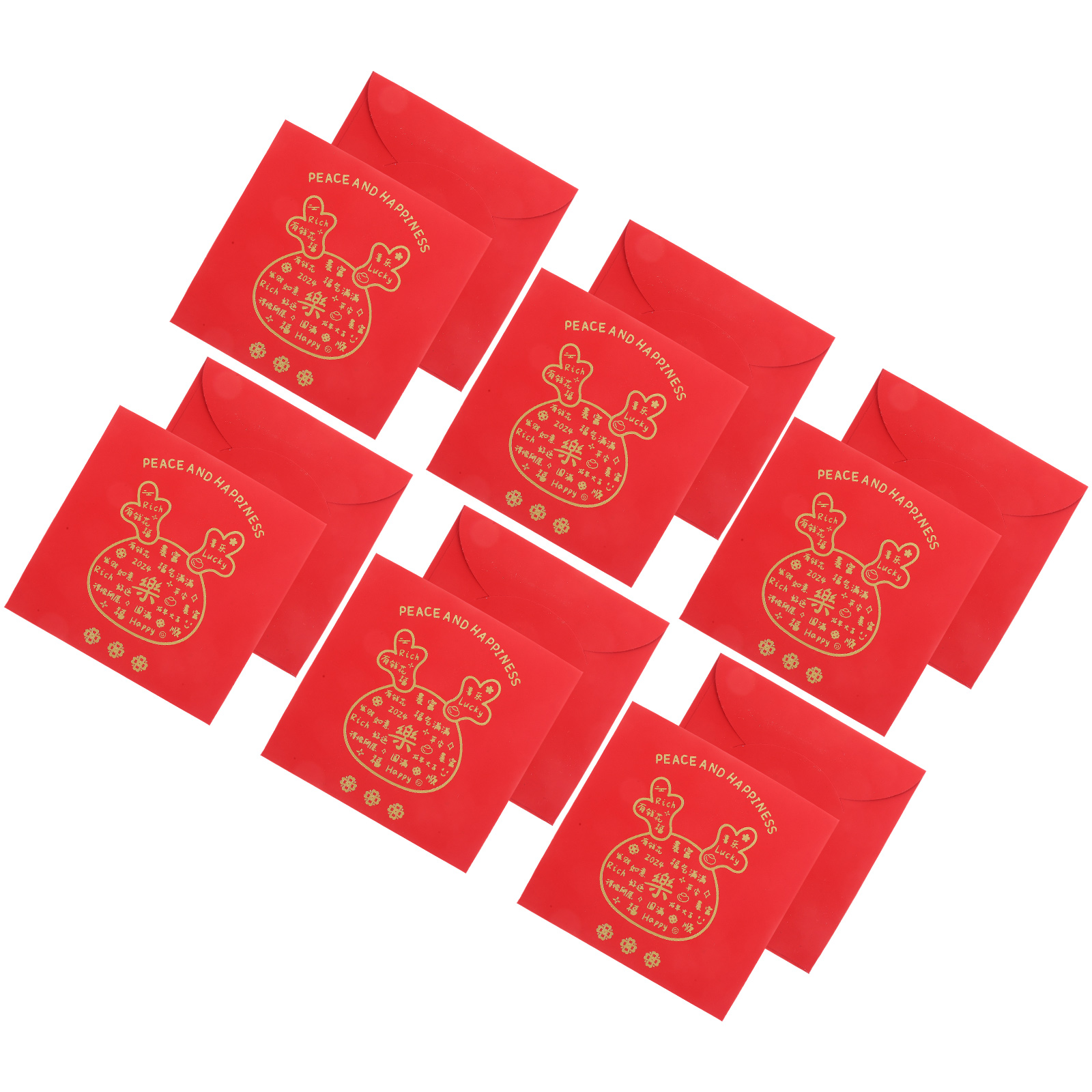 Year of The Dragon Red Envelope Purse Envelopes Co Worker Cash 2024 ...