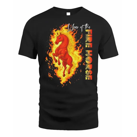 Year of The Fire Horse Happy Chinese Lunar New Year 2026 Shirt ...