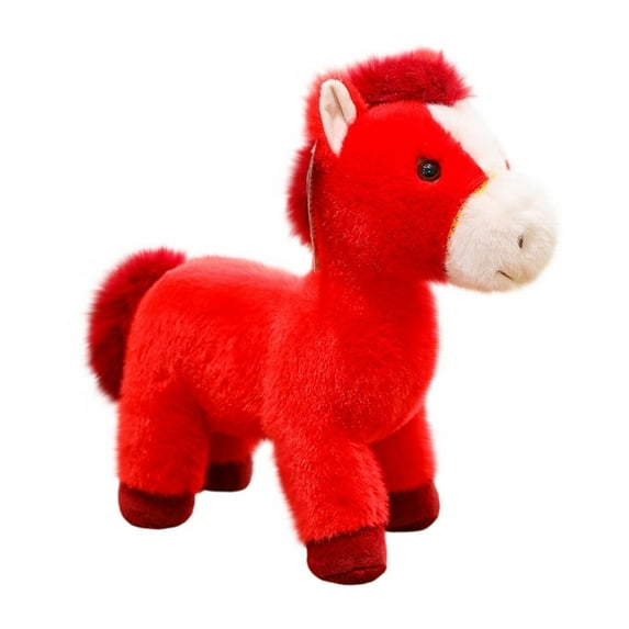 Year of The Horse Plush Chinese New Year Decorations, Red Horse Stuffed ...