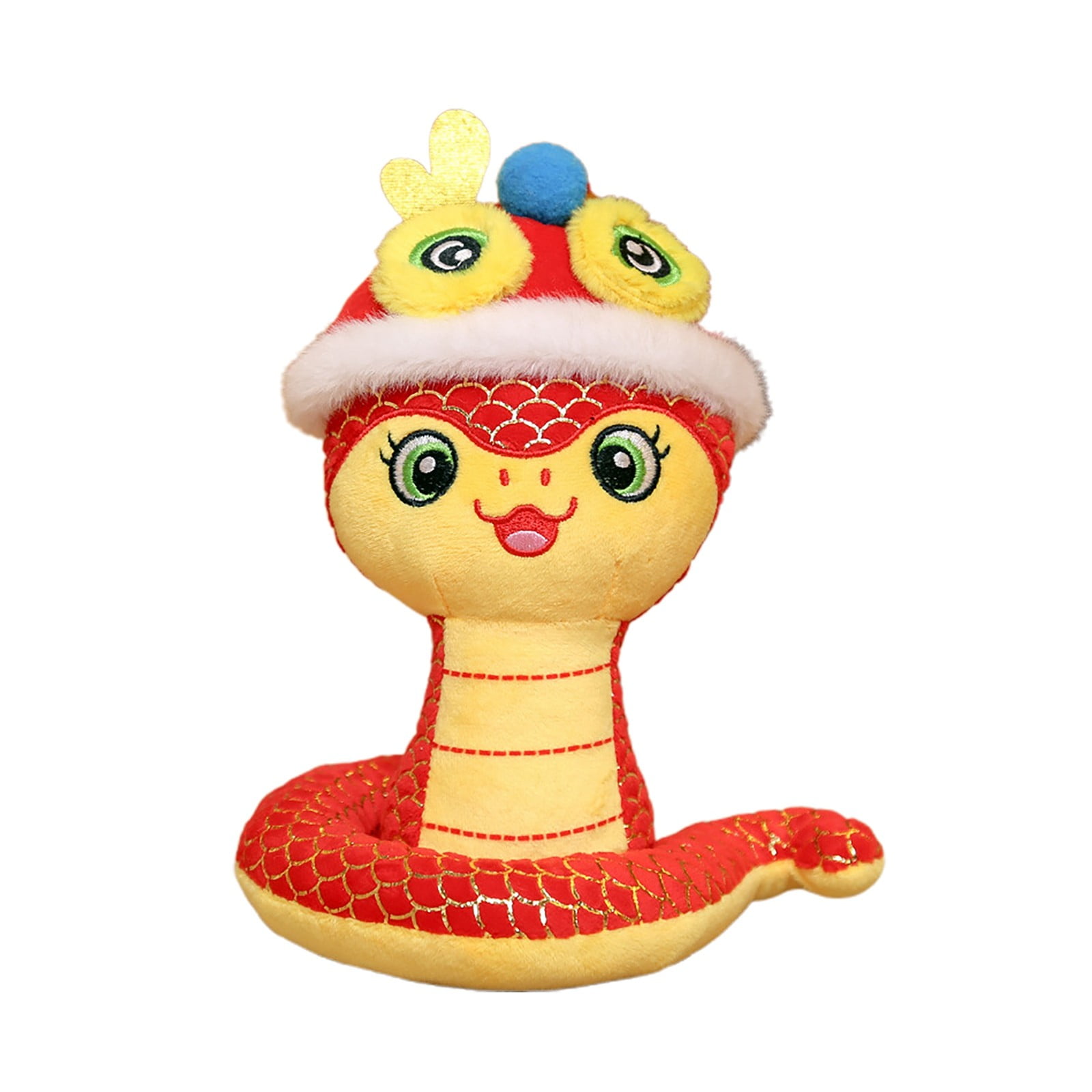 Year of the Snake Mascot Doll C Plush Toys Animal Dolls Gifts for Kids ...