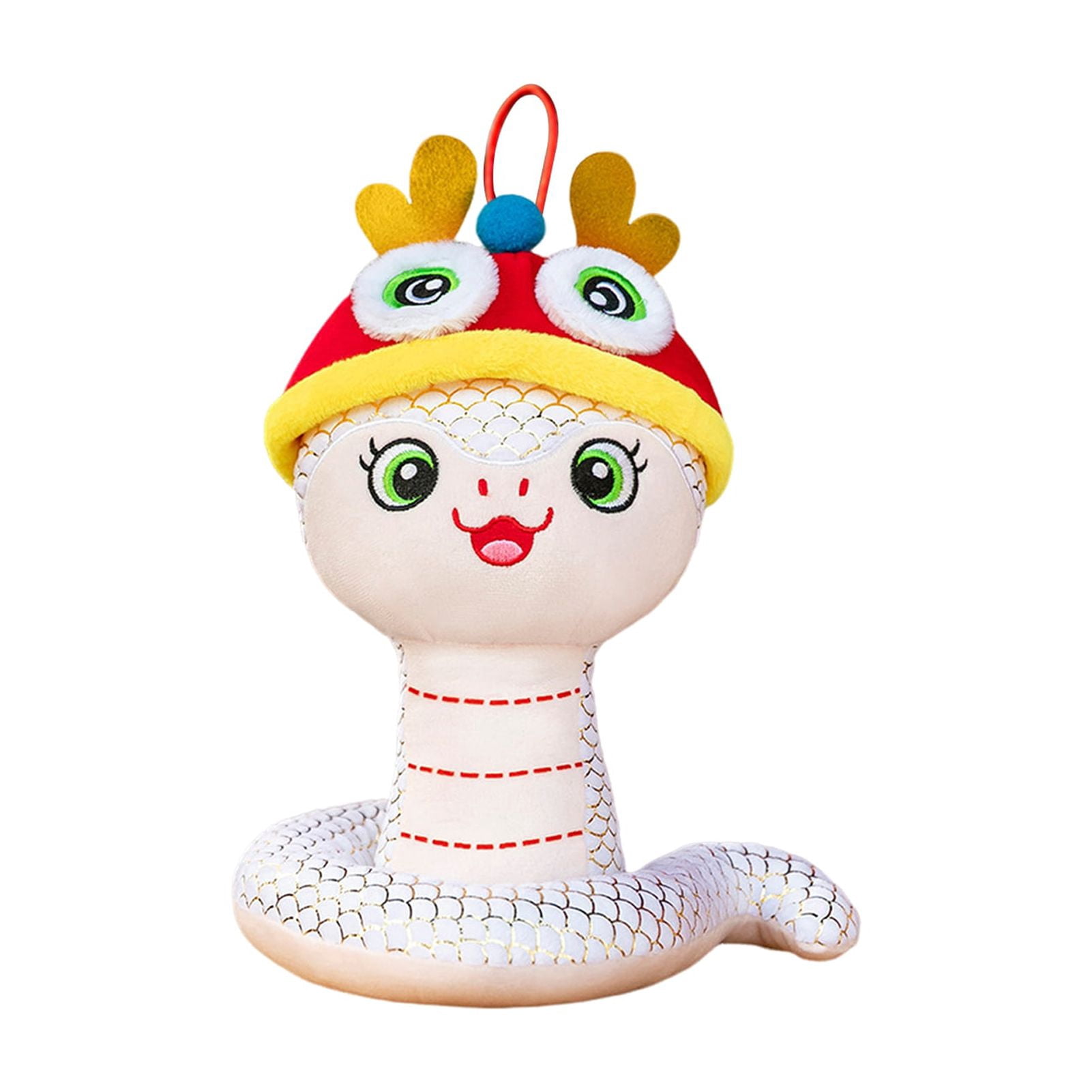 Year of the Snake Plush Toy - Cute Zodiac Snake Doll for Chinese New ...
