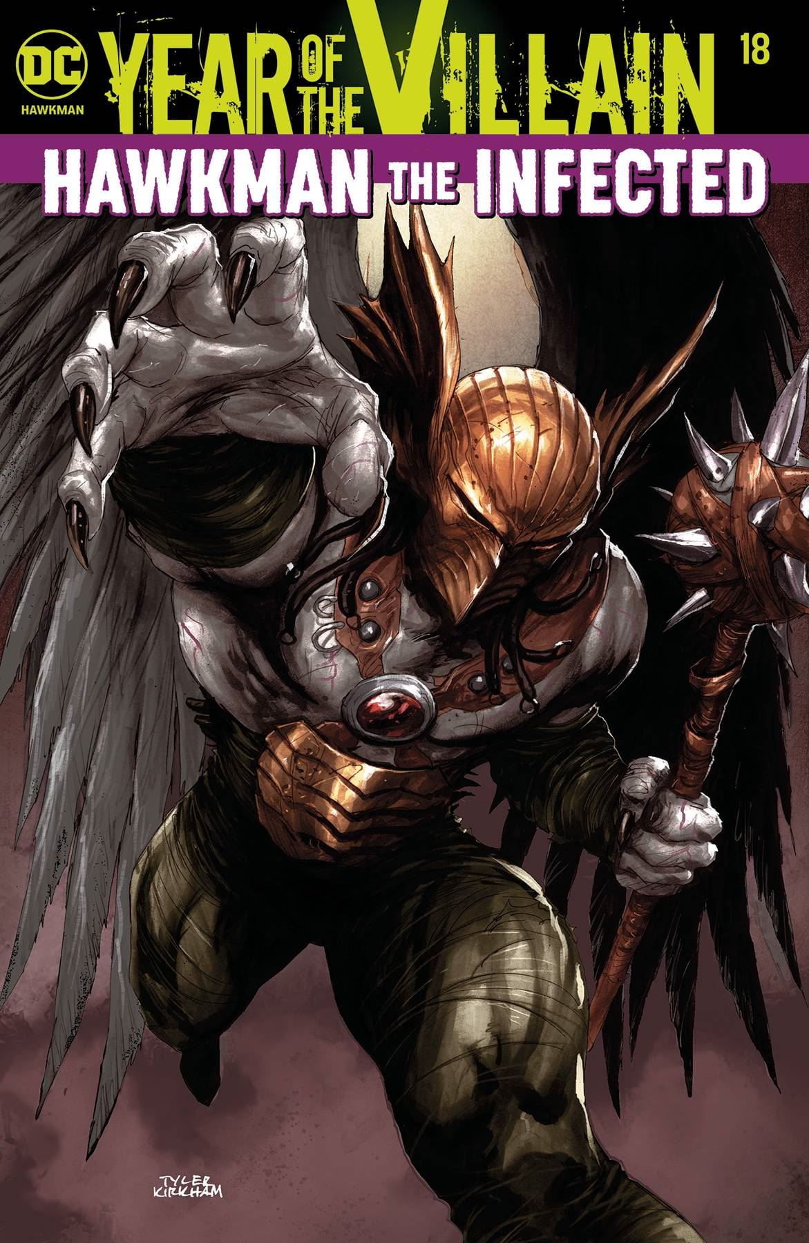 Year of the Villain Hawkman the Infected #18 (Yotv) DC Comics Comic ...