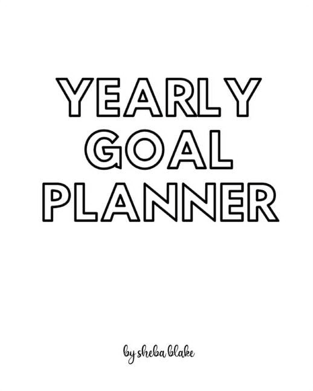 Yearly Goal Planner - Create Your Own Doodle Cover (8x10 Softcover ...