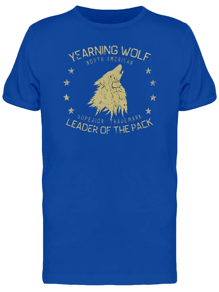 Yearning Wolf Pack Leader T-Shirt Men -Image by Shutterstock, Male 4X ...