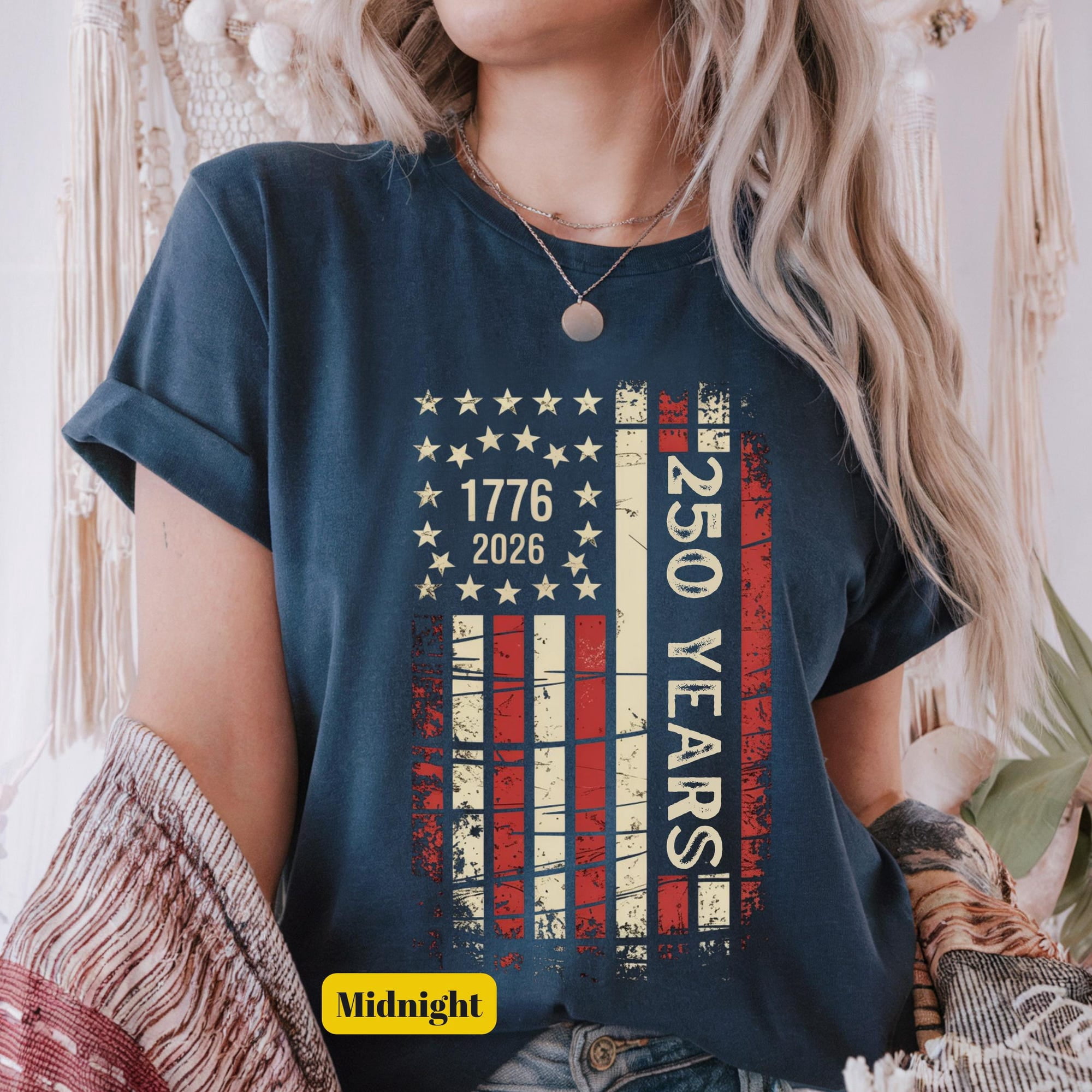 Years American Flag Shirt 1776 2026 Patriotic USA Design Distressed ...