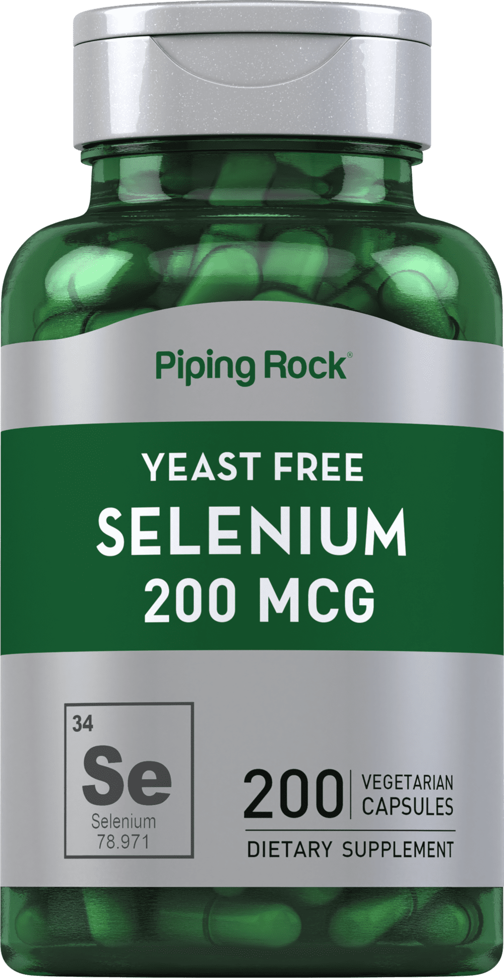 Yeast Free Selenium 200mcg | 200 Capsules | For Men and Women | by ...