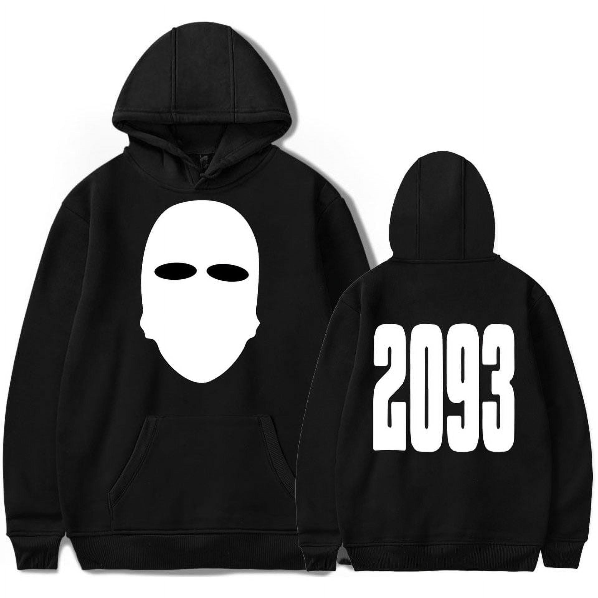 Yeat 2093 Mask Hoodie Rapper Album Merch Men Women HipHop Casual Long ...