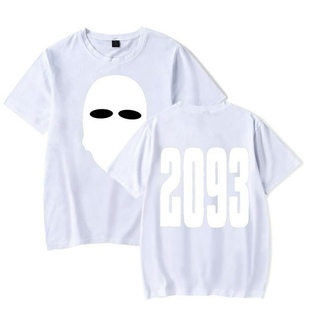 Yeat 2093 Mask T-Shirt Rapper Yeat Merch Women Men Rapper Vintage Crewneck Short Sleeve Tee ...