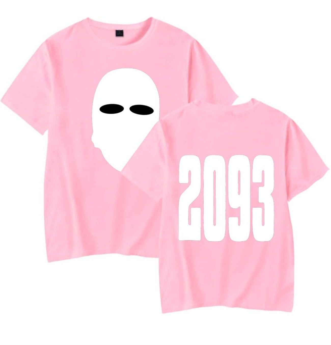 Yeat 2093 Mask T-Shirt Rapper Yeat Merch Women Men Rapper Vintage Crewneck Short Sleeve Tee ...